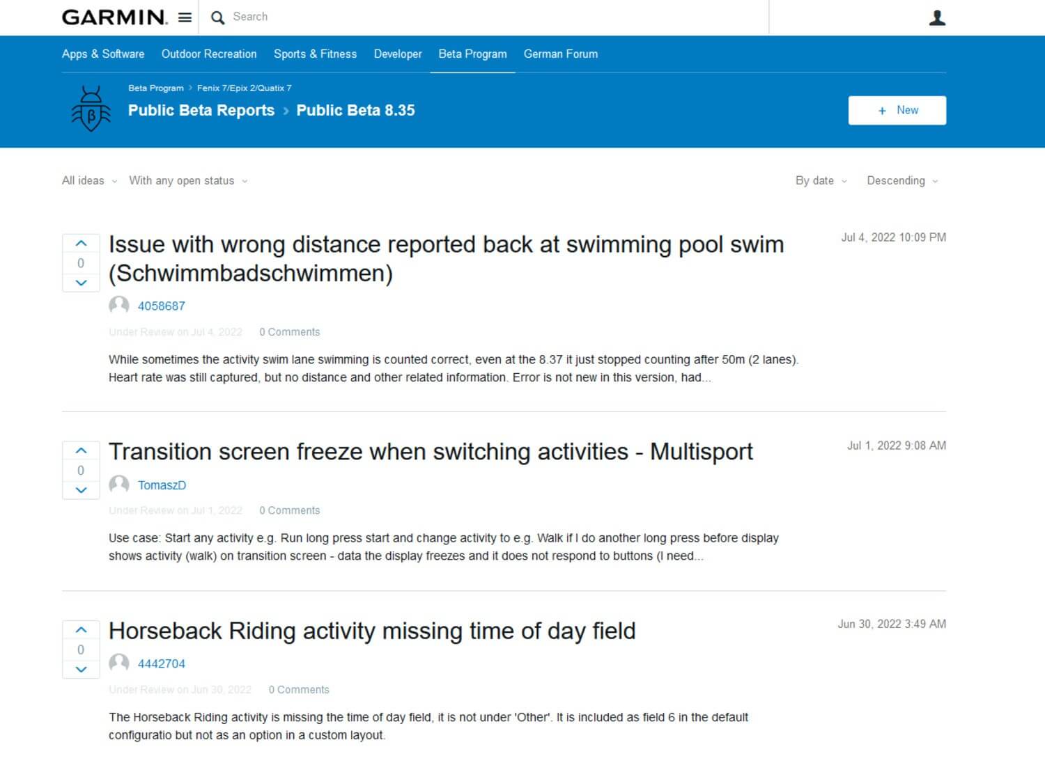 Tout savoir sur le nouveau programme bêta de Garmin - nakan.ch