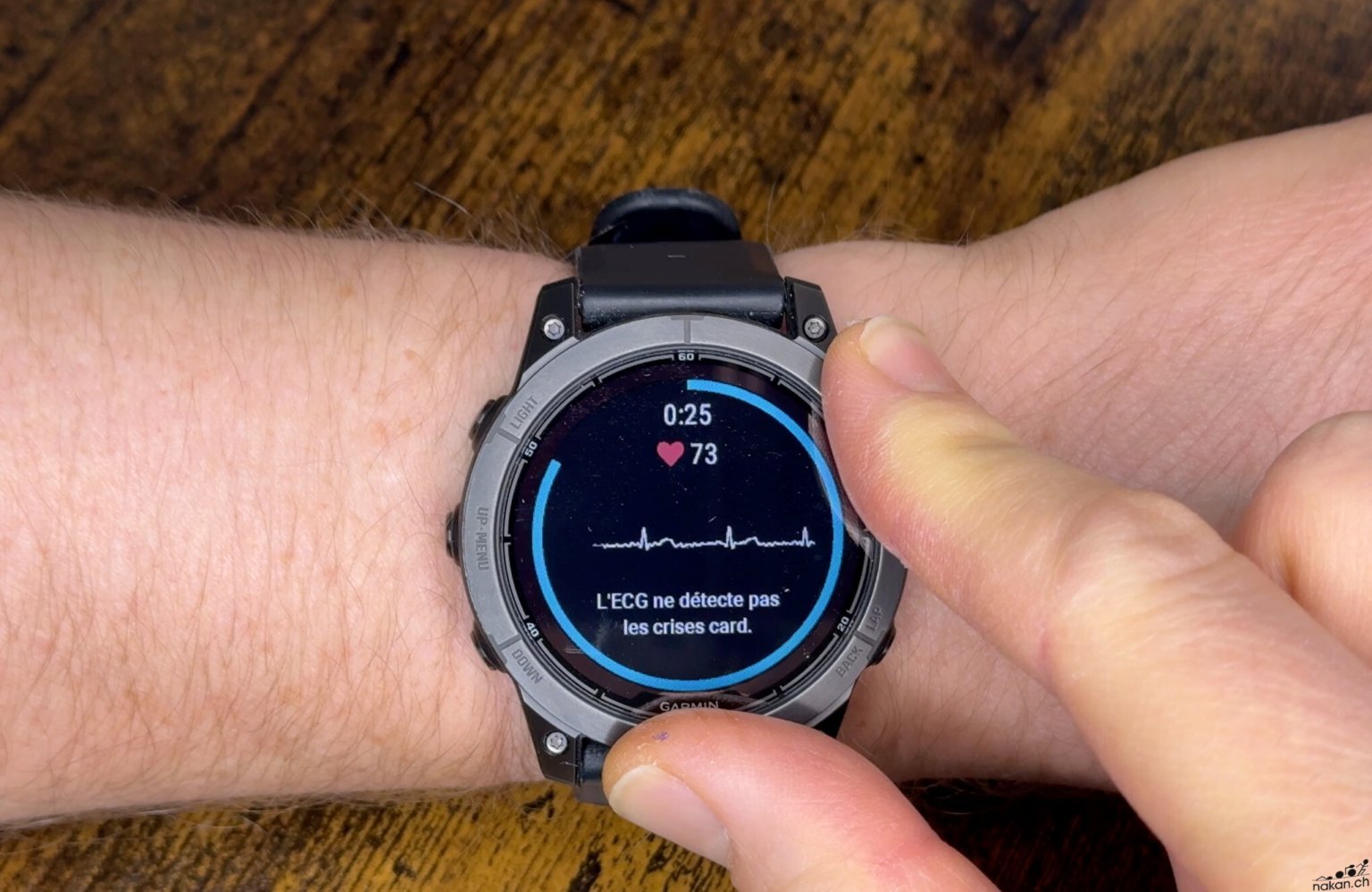 Tout savoir sur l'ECG (électrocardiogramme) des montres Garmin - nakan.ch