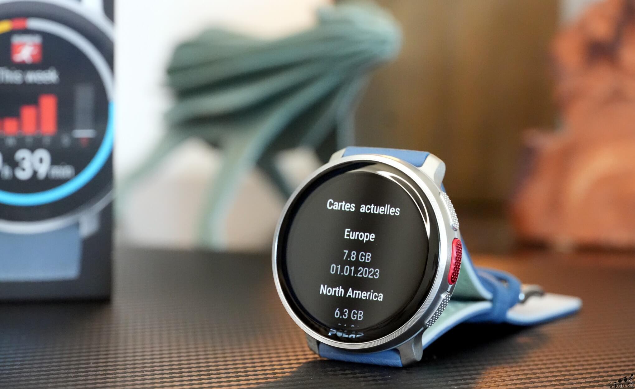 Tout savoir sur la gestion de cartes sur les montres Polar - nakan.ch